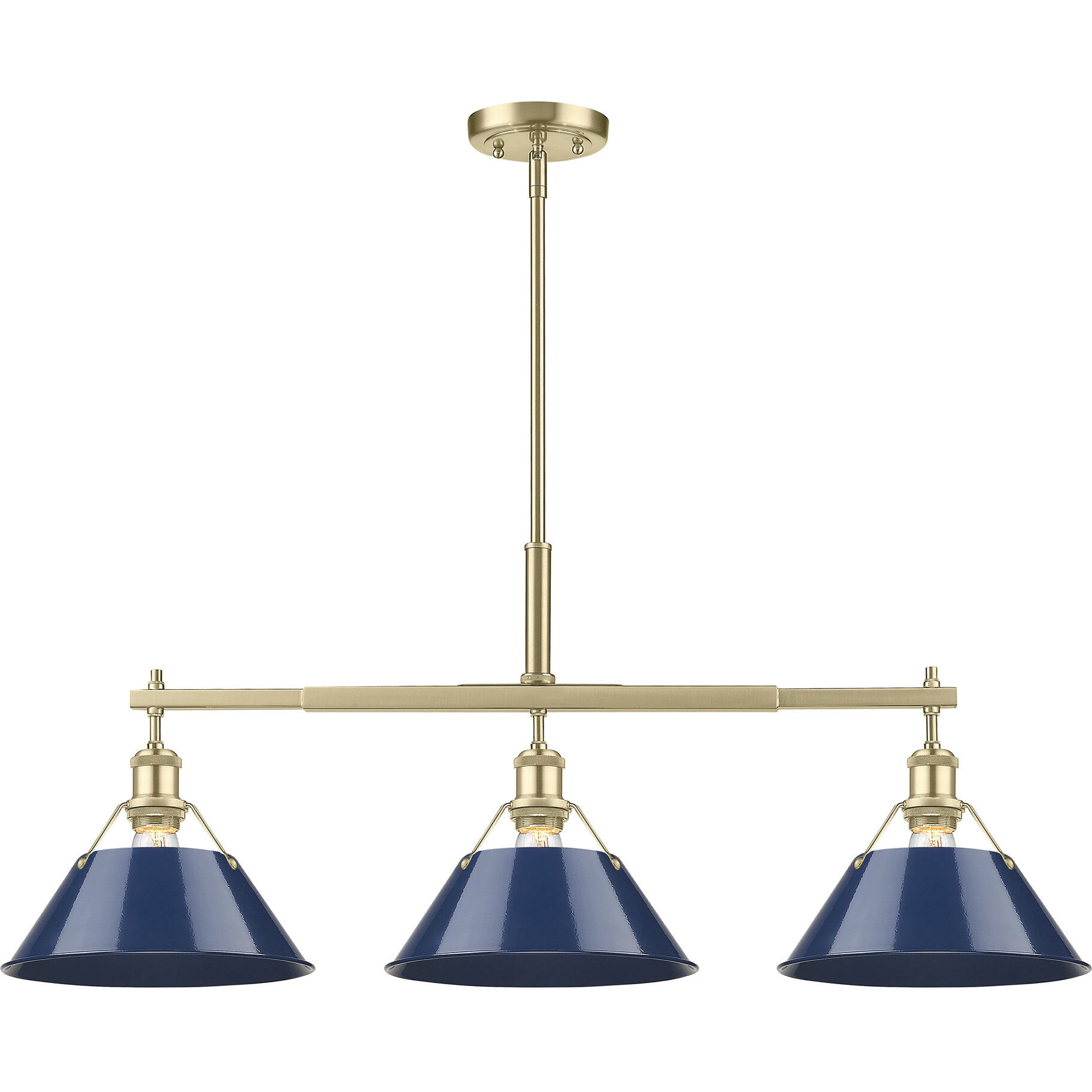 navy ceiling light